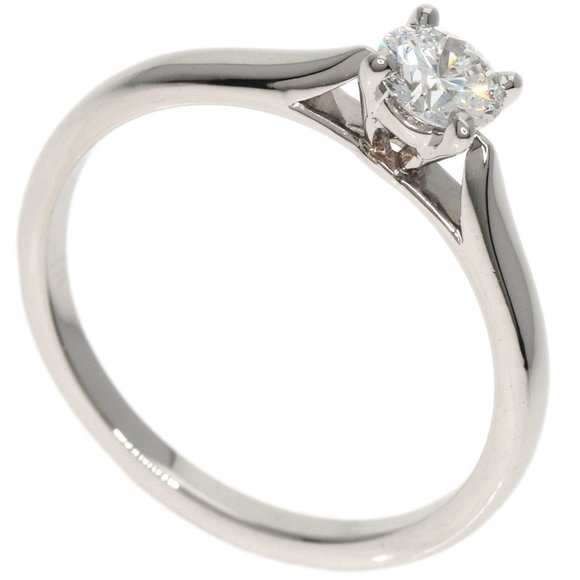 Cartier | Jewelry | Cartier Solitaire Diamond 48 Ring Platinum Pt95 ...